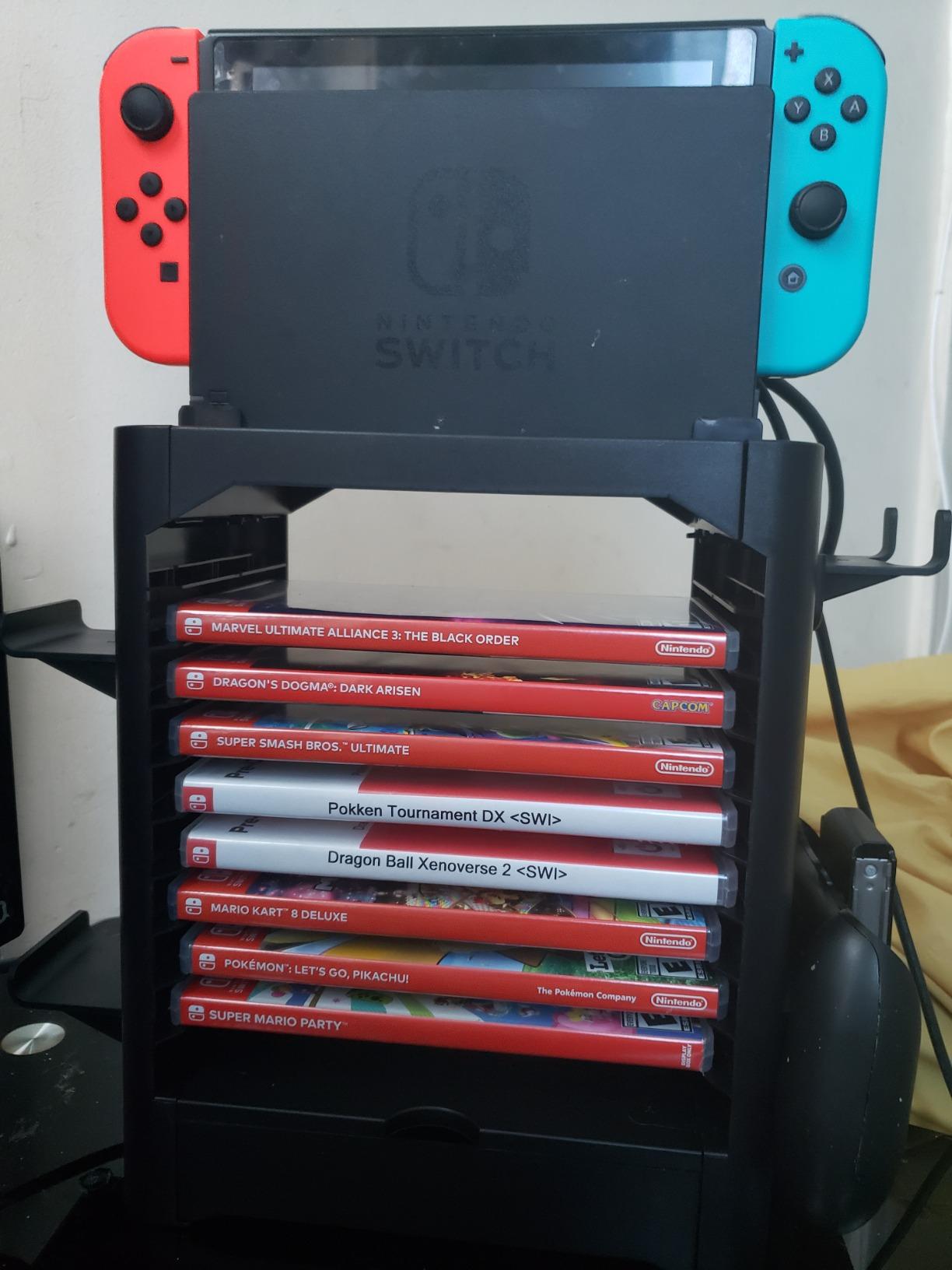 Amazon.com: Finera Game Storage Tower for Nintendo Switch ...