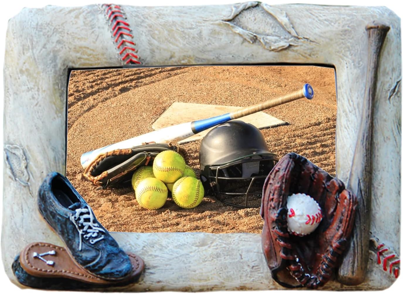 Amazon.com - RYAONFKY Baseball Gifts Handmade Baseball Picture Frame ...