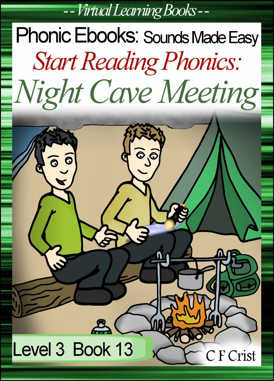 Amazon.com: Start Reading Phonics 3.13 (ue/ew/u-e/u) Night Cave Meeting ...