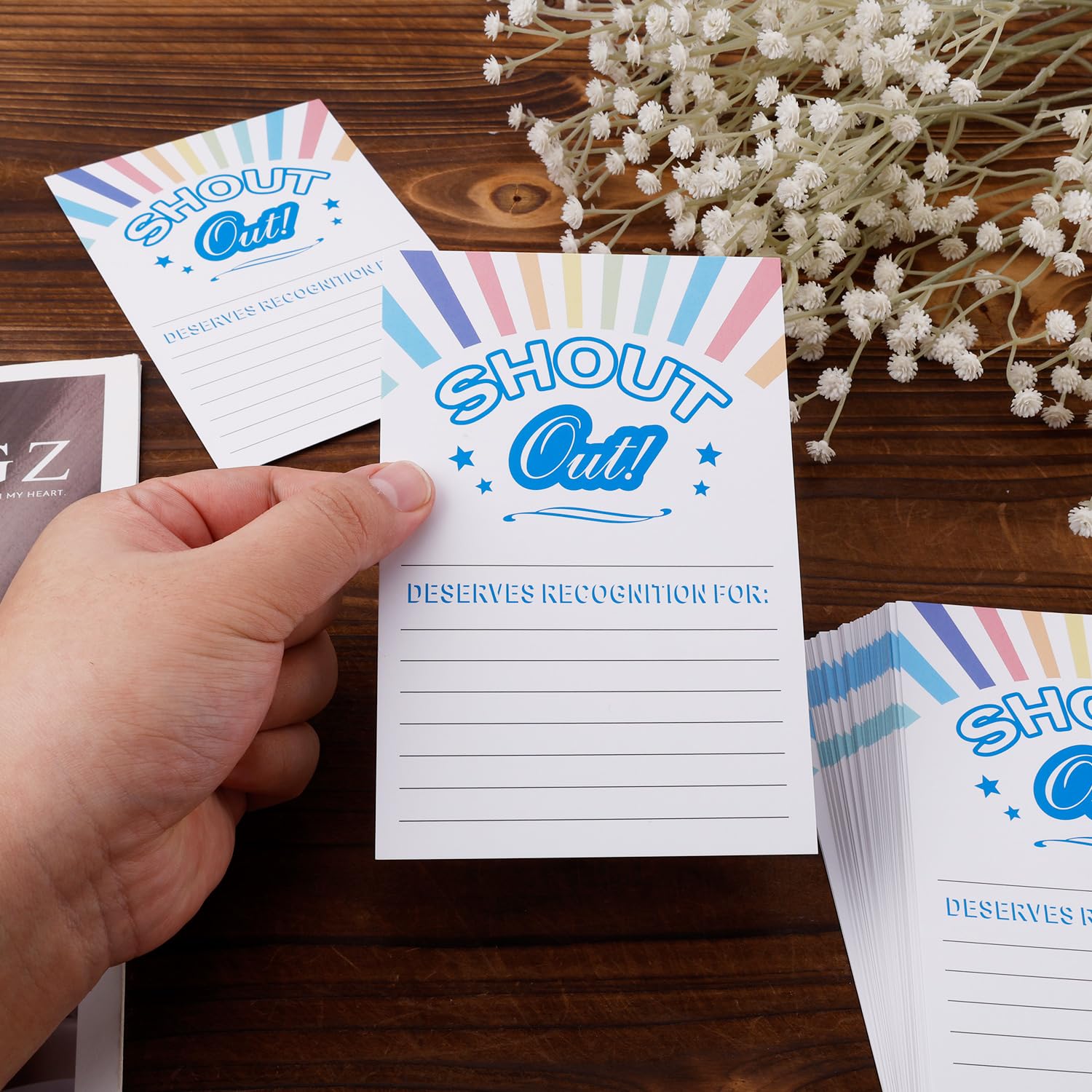 50pcs Shout Out Cards, Funny Encouragement Cards for Employees Teachers ...