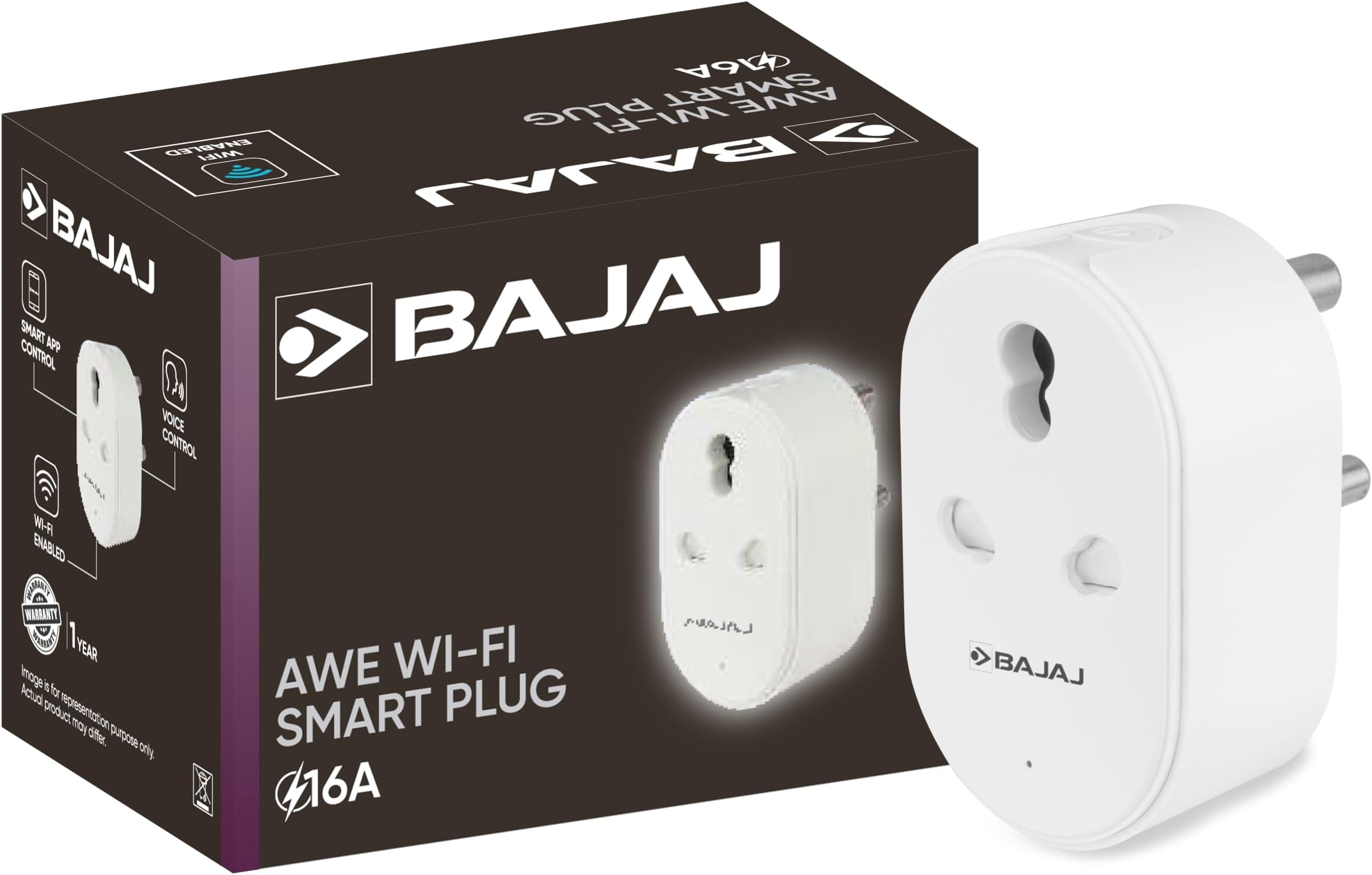 PHILIPS 6-16A Smart WiFi Plug | Wiz Connected Voice Controlled , Amazon ...