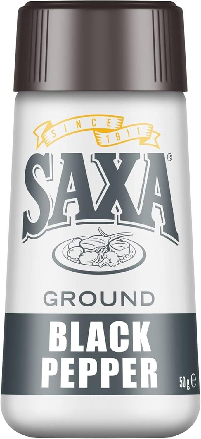 Saxa Ground Black Pepper, 50 Grams : Amazon.com.au: Grocery
