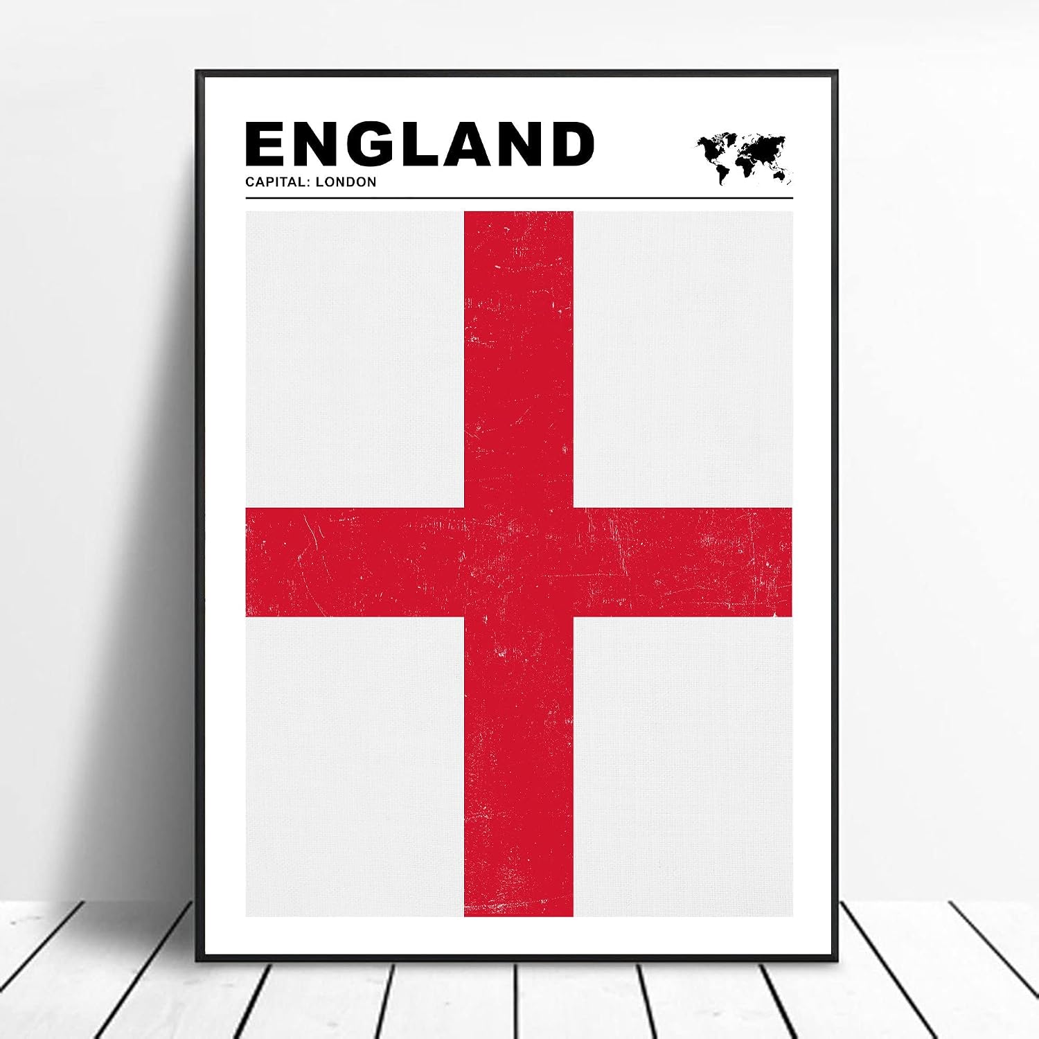 Amazon.com: England Flag England Vertical Flag Print England Horizontal ...