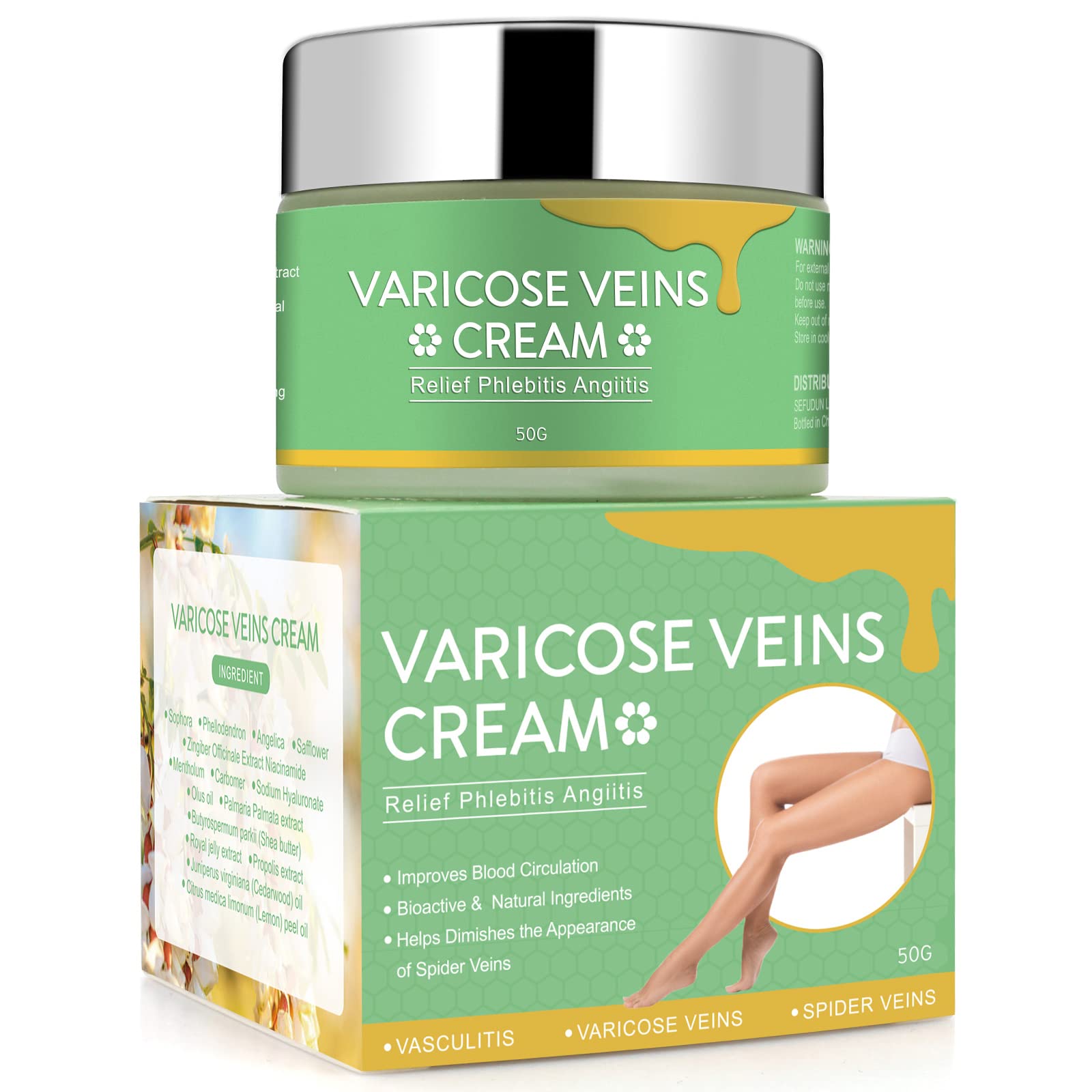 Buy Maani essence Varicose Veins Cream, Varicose Vein Soothing Leg ...