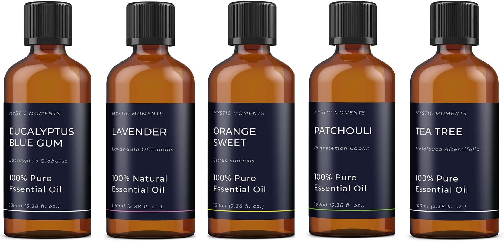 Mystic Moments | Essential Oil Starter Pack in Wooden Gift Box - 24 x ...