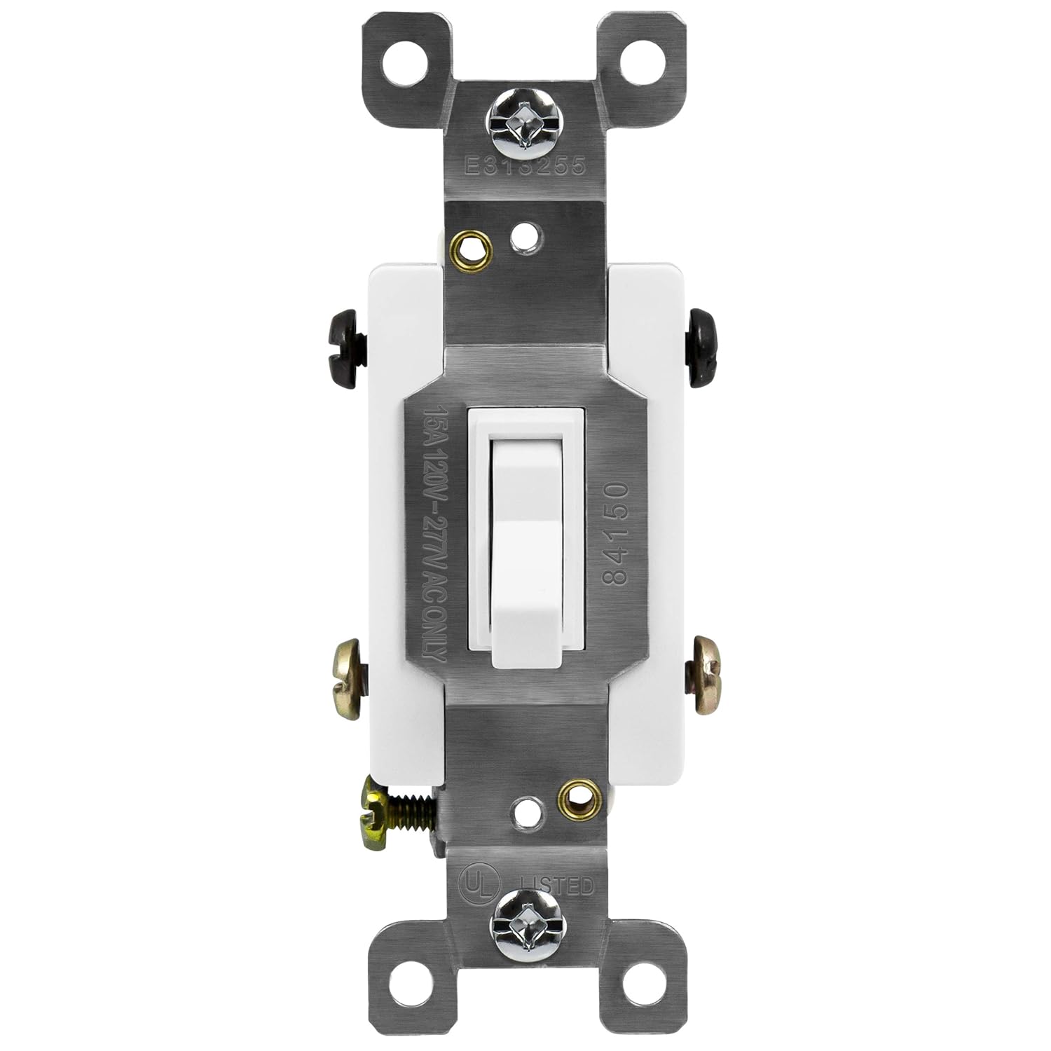 ENERLITES 4-Way Toggle Light Switch, Four Way, Side Wiring, Copper Wire ...