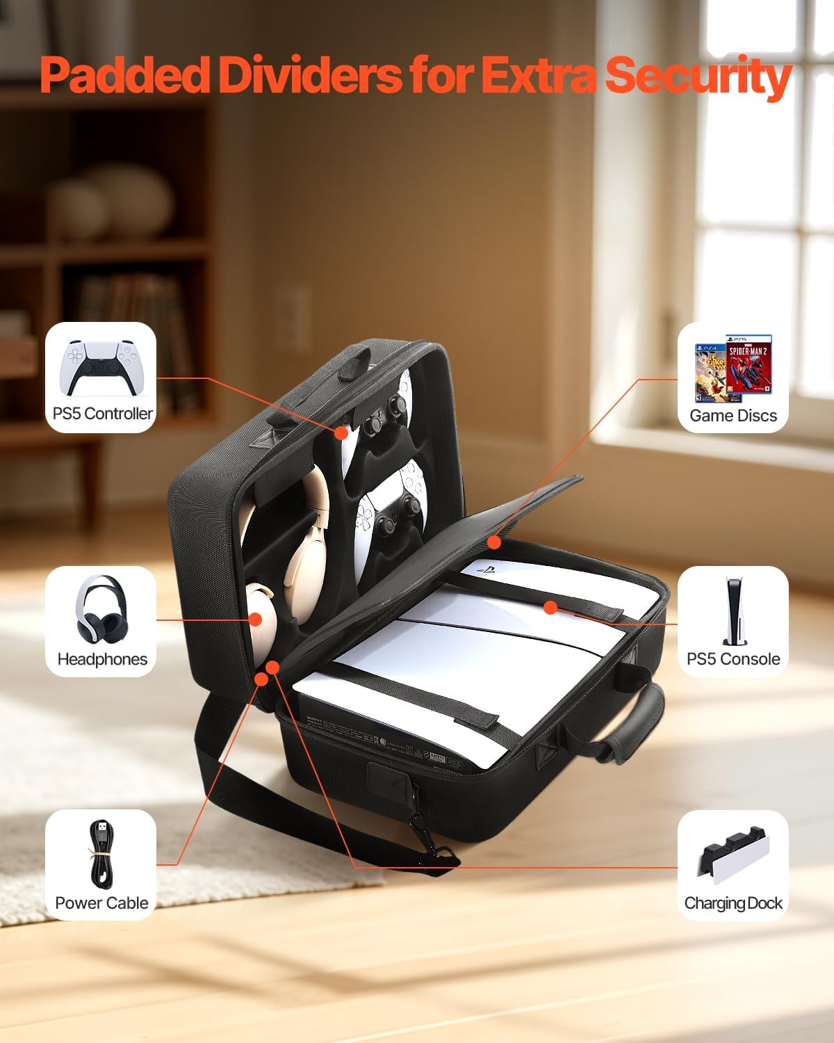 VEVOR PS5 Carrying Case Instruction Manual