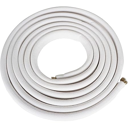 findmall 25FT Air Conditioning Copper Tubing Hose Extension 3/8" and 5/ ...