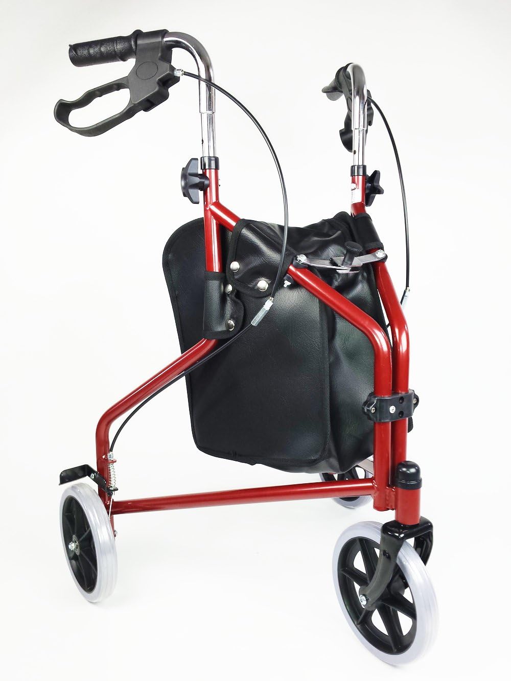 3 Wheeled Walker / Tri Walker with Lockable Brakes and Shopping Bag ...