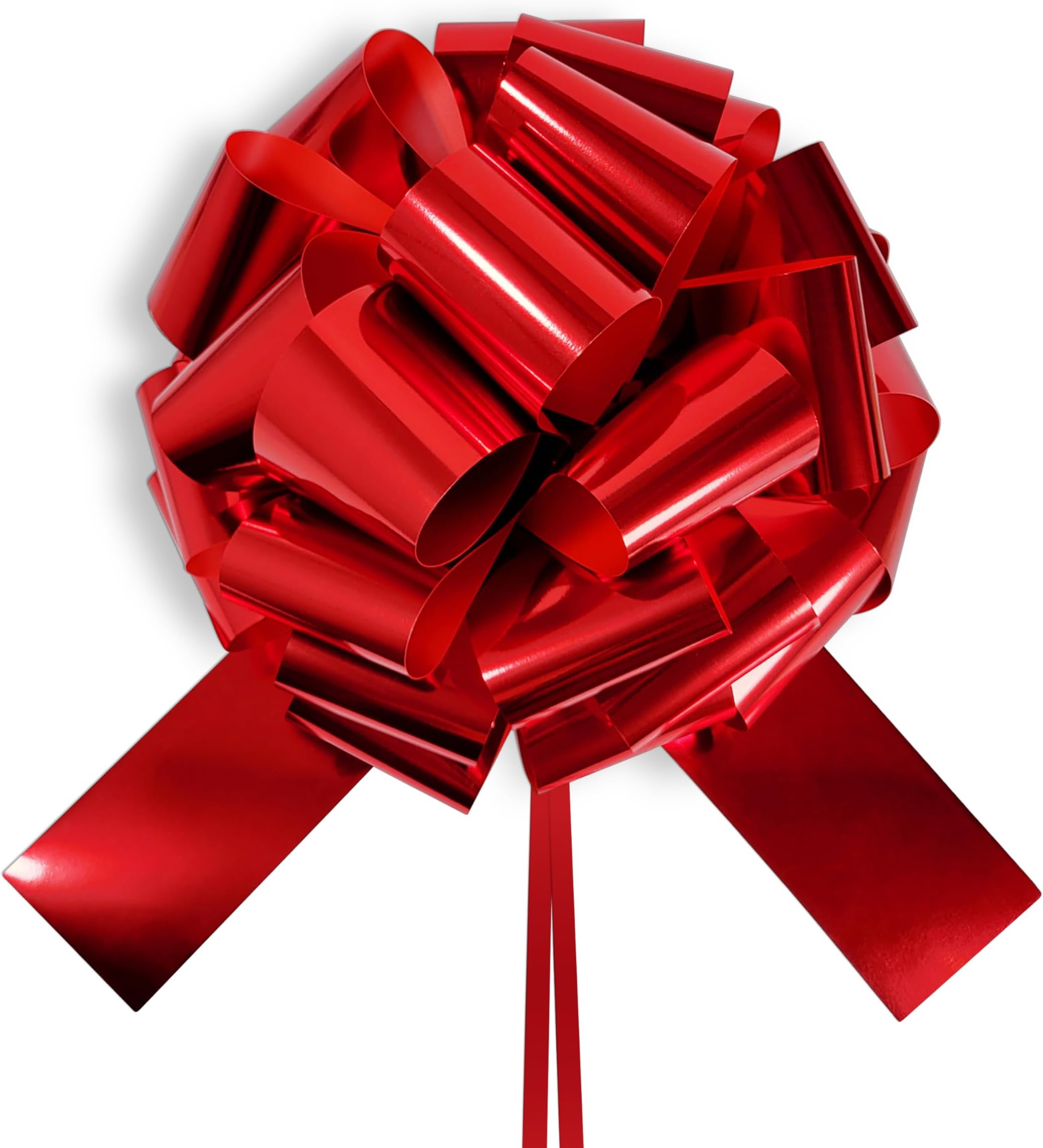 Amazon.com: Giant Large Red Pull Bow 16" Wide, Pack of 1 Metallic Car ...