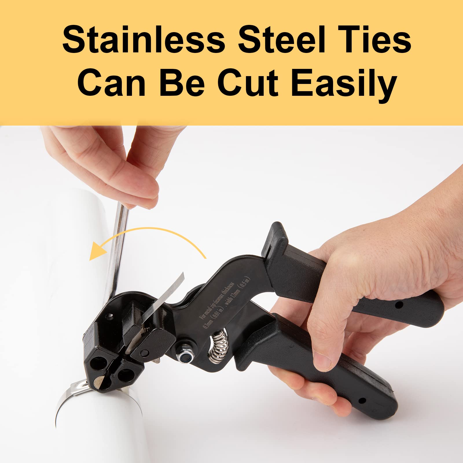 Snapklik.com : OFFO Metal Zip Ties Cutter For Stainless Steel Tie Wrap,Tensioning Installation ...