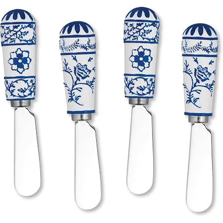 Amazon.com: Spode Christmas Tree Collection Cheese Spreaders, Set of 4 ...