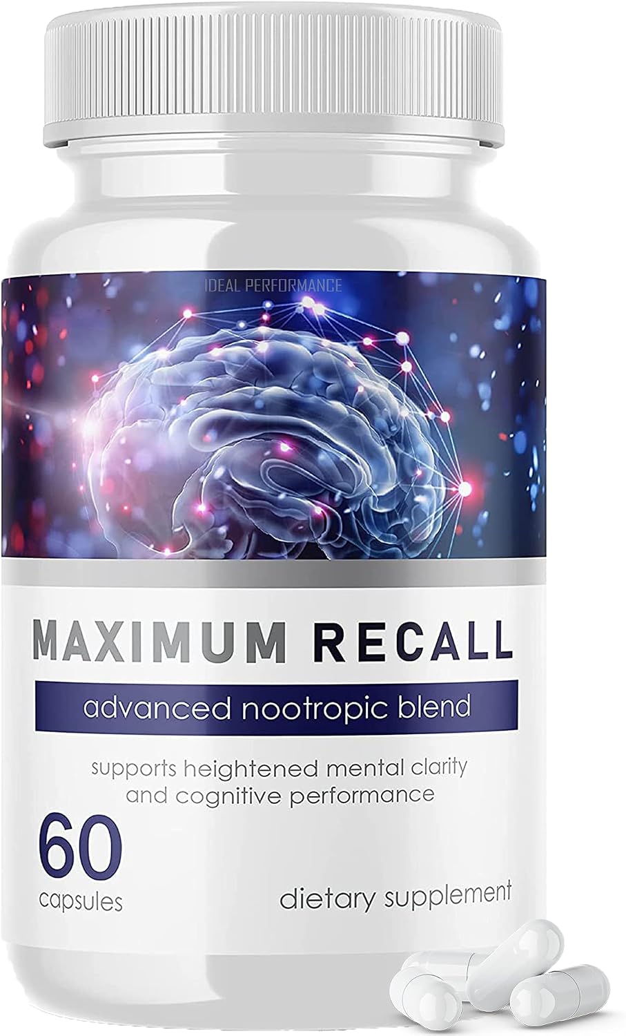 Amazon.com: IDEAL PERFORMANCE Maximum Recall Pills Brain Supplement ...