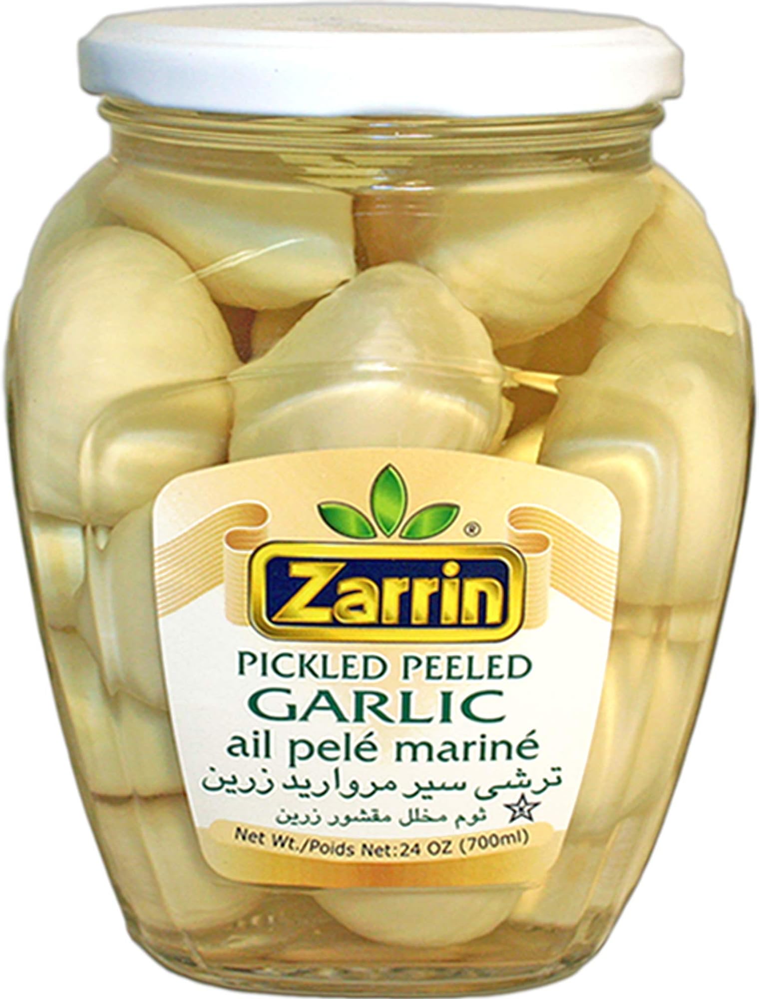 Amazon.com : Zarrin - Pickled Peeled Garlic, 24 Oz (700g) : Grocery ...
