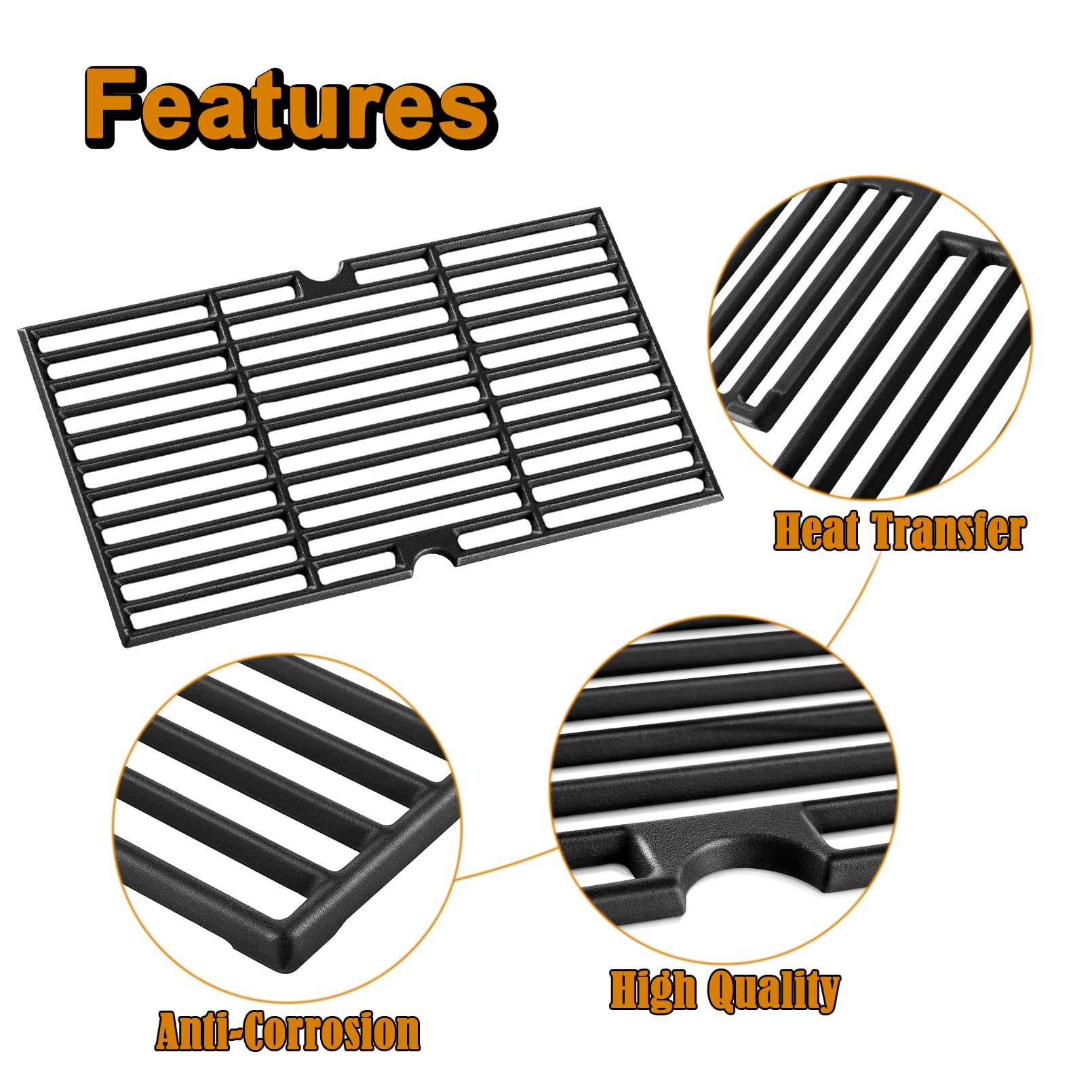 Stainless Steel Burner Covers 4-Pack Stainless Steel Heat Plate Shields ...