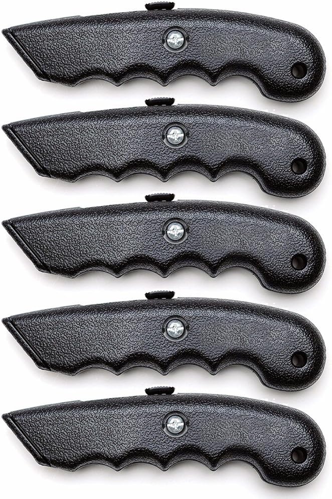 Amazon.com: Wideskall® Heavy Duty Contoured Handle Retractable Blade ...