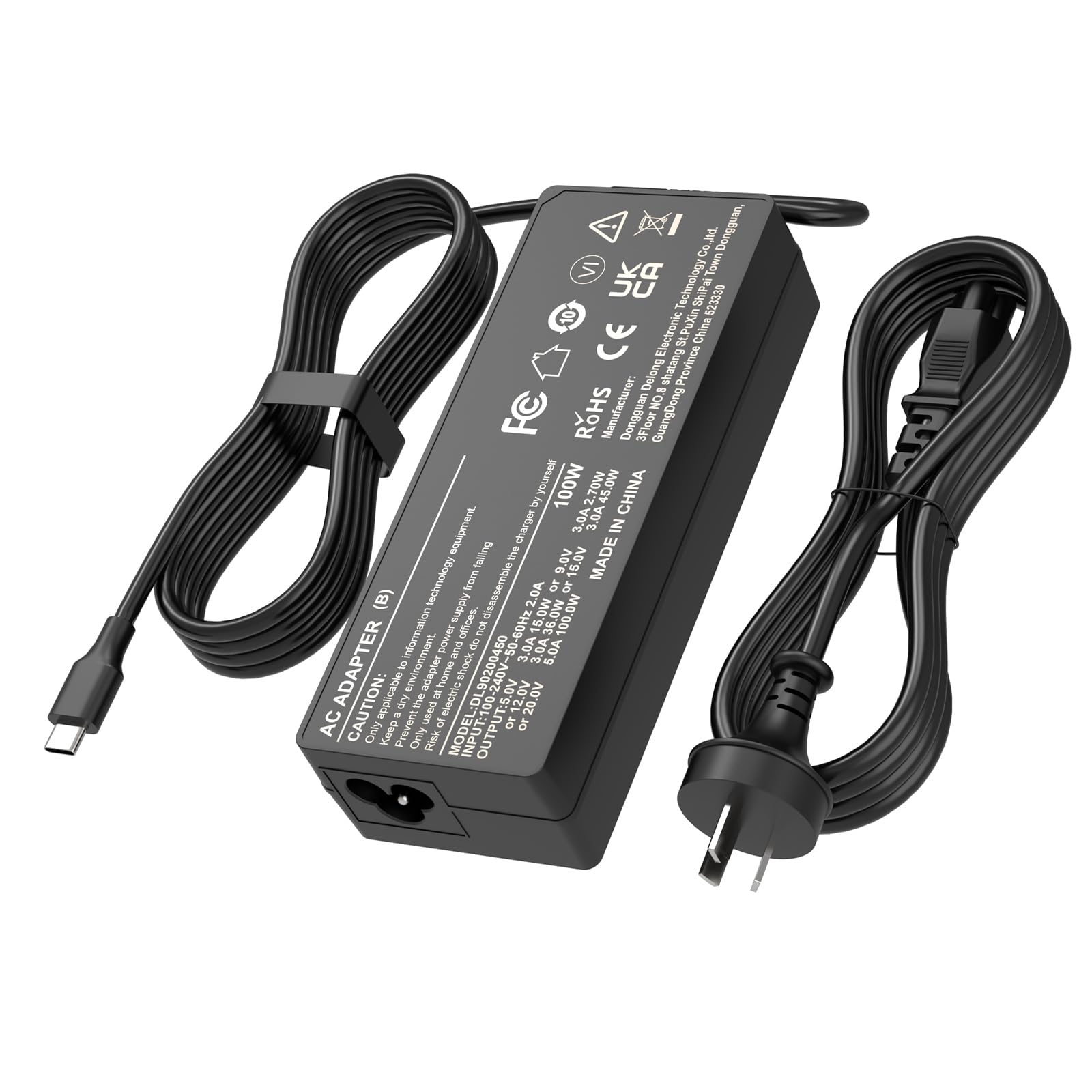 100W USB C Adapter Laptop Charger for 96W 87W 70W 67W 61W MacBook Pro ...