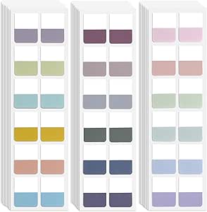 Amazon.com : Potanro Sticky Book Tabs 360PCS Notebook Colorful Book ...