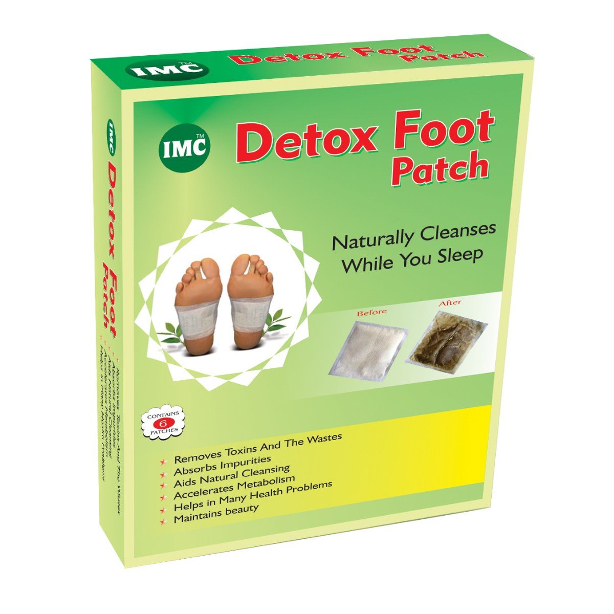 Buy Imc Detox Foot Patch Contains - 200Gm Online at Low Prices in India ...