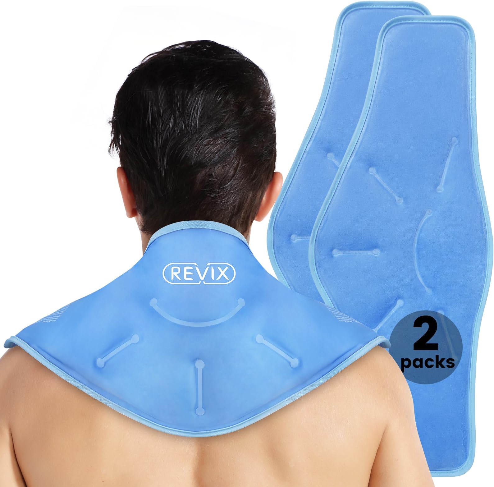 Amazon.com: REVIX XL Neck Ice Packs for Injuries Reusable Ice Packs for ...