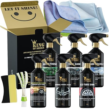 Power Maxed Car Valeting Pack - Car Care Gift Set Ideal for Christmas ...