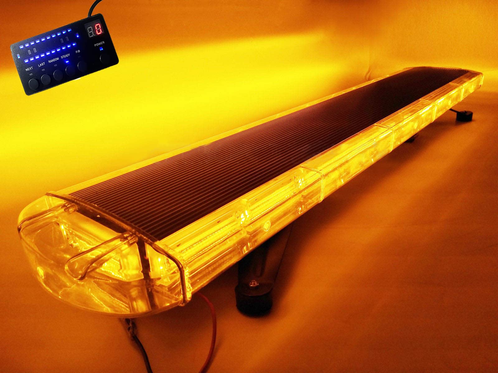 Amazon.com: Amber Yellow 55" 104W COB Light Box Amber Bar Light ...