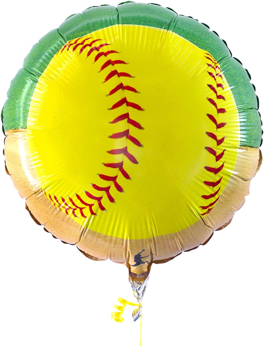Amazon.com: Havercamp Softball 18" Round Foil Mylar Party Balloon, Girl ...