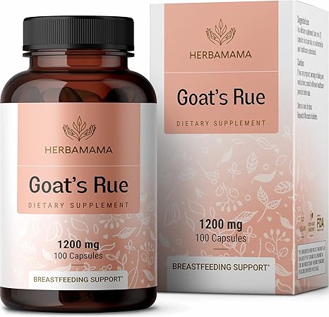 Amazon.com: HERBAMAMA Goat's Rue Capsules - Galega Officinalis ...