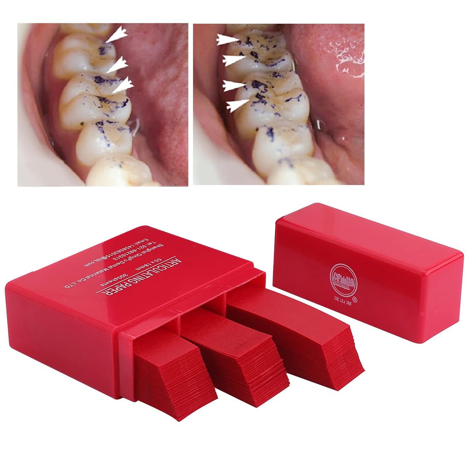 Hojas De Salud Dental 300 Hojas/caja De Papel Articulado Den Tal,