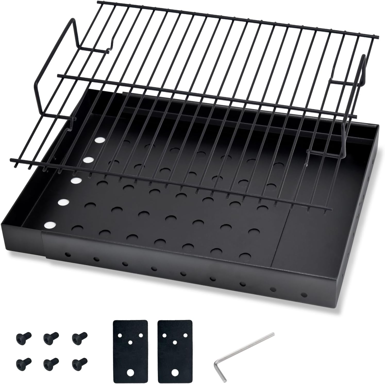 Amazon.com : Hisencn 17.8'' Cooking Grates and Stretchable Charcoal ...