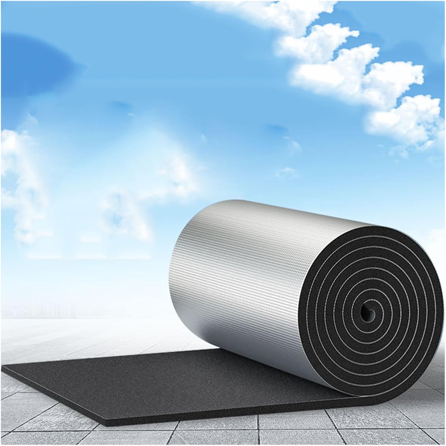 Self Adhesive Aluminium Foil Insulation,Reflective Insulation Roll Self ...