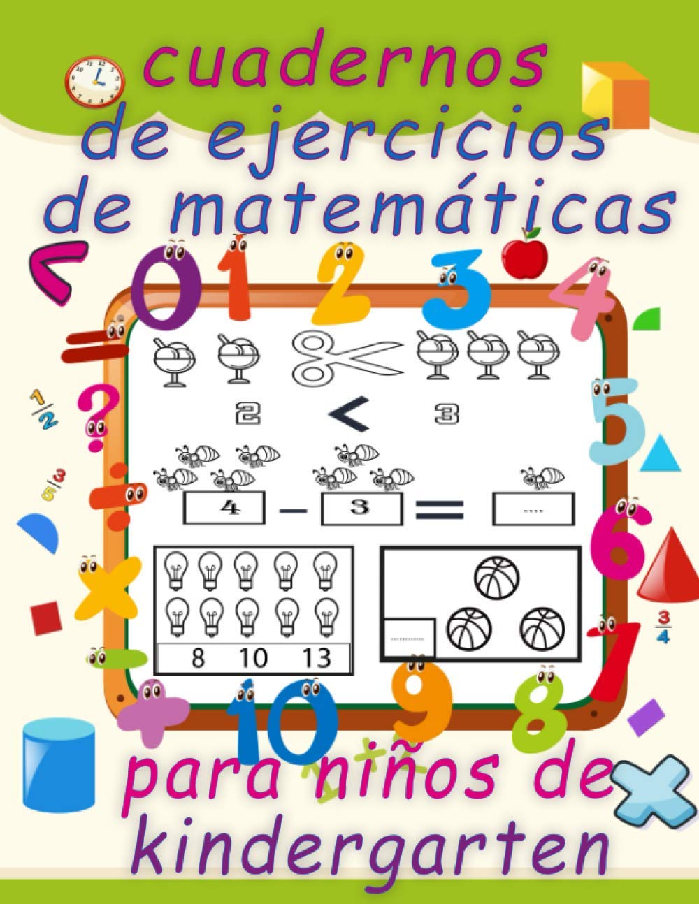 Cuadernos De Ejercicios De Matematicas Para Ninos De Kindergarten ...