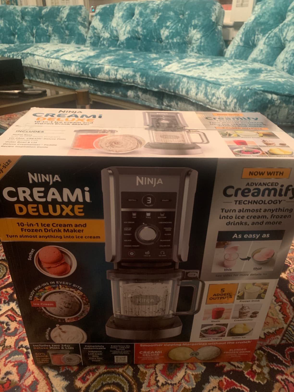 $47/mo - Finance Ninja NC501 CREAMi Deluxe 11-in-1 Ice Cream & Frozen ...