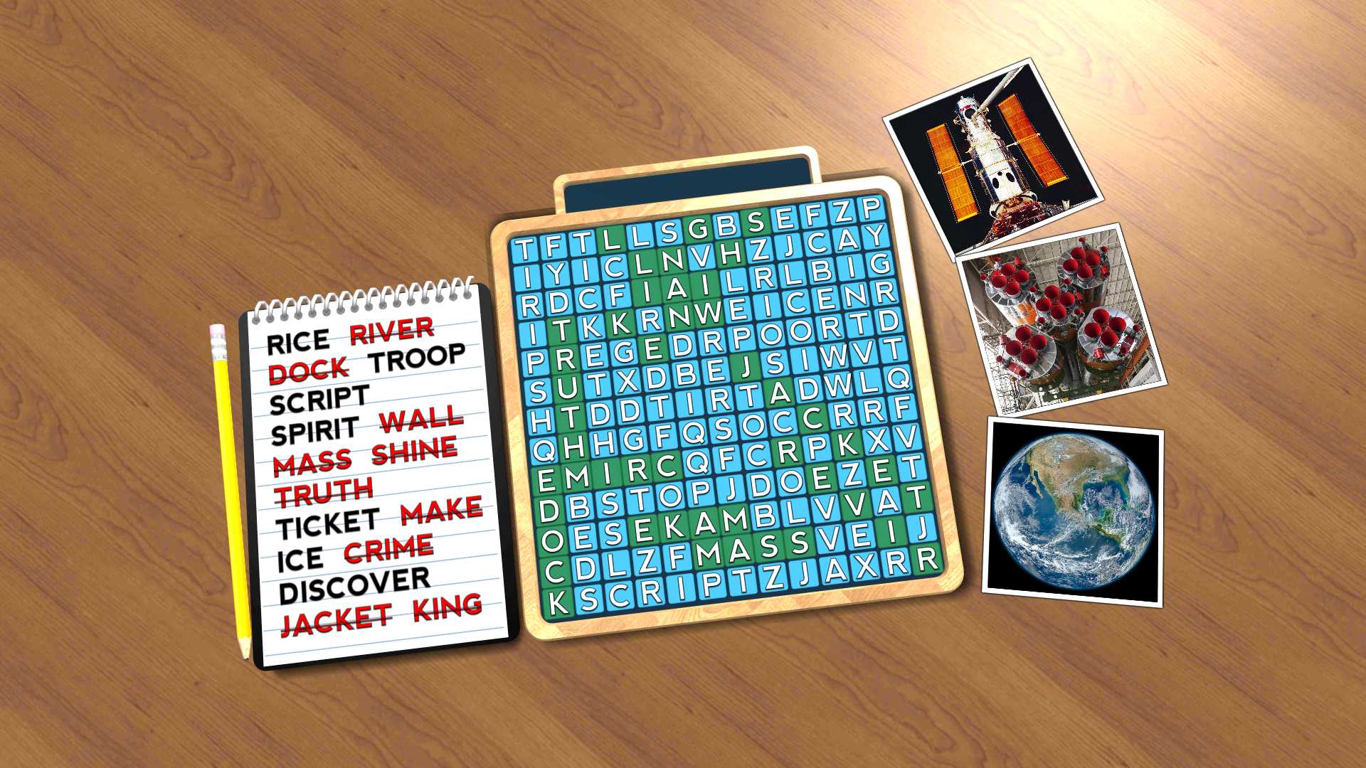 Wordsearch Revealer - Space TV - App on Amazon Appstore