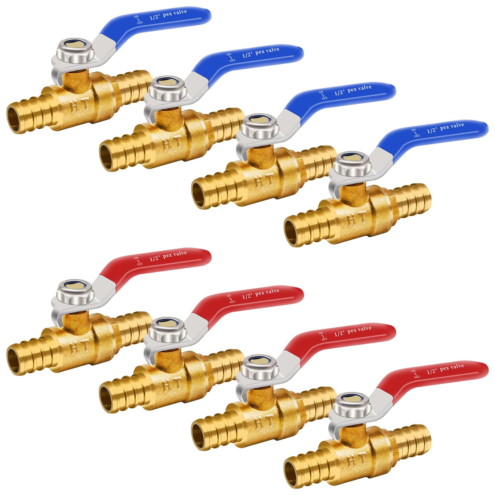 Snapklik.com : Horiznext Pex Valves 1/2 Inch, Brass Full Port Shut Off ...