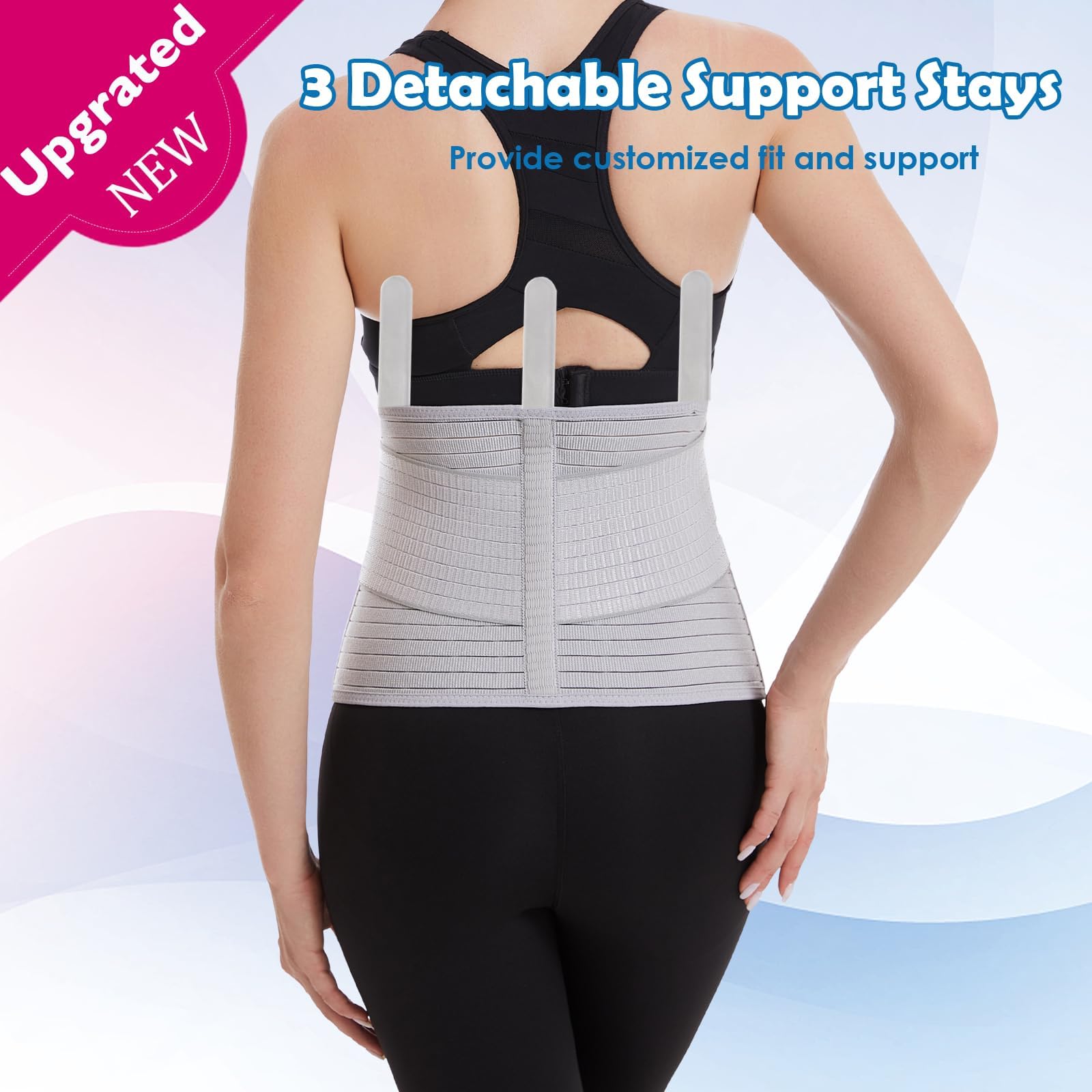 Postpartum Belly Band 2-in-1 & Pelvis Support - C-Section Recovery ...