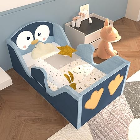 Amazon.com: weeonekids Toddler Beds, Child Bed for Kids with Extra ...