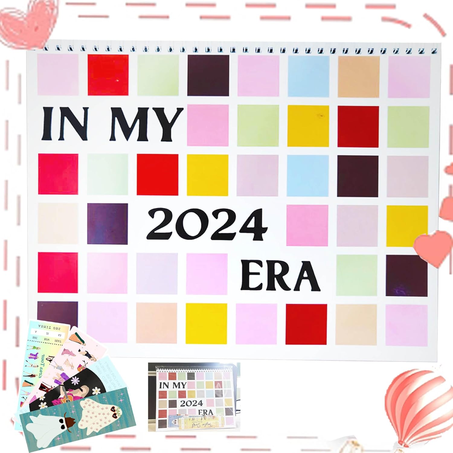 Amazon.com: Little Syohe 2024 Calendar Ta-lor Calendar 2024 Swift Music ...