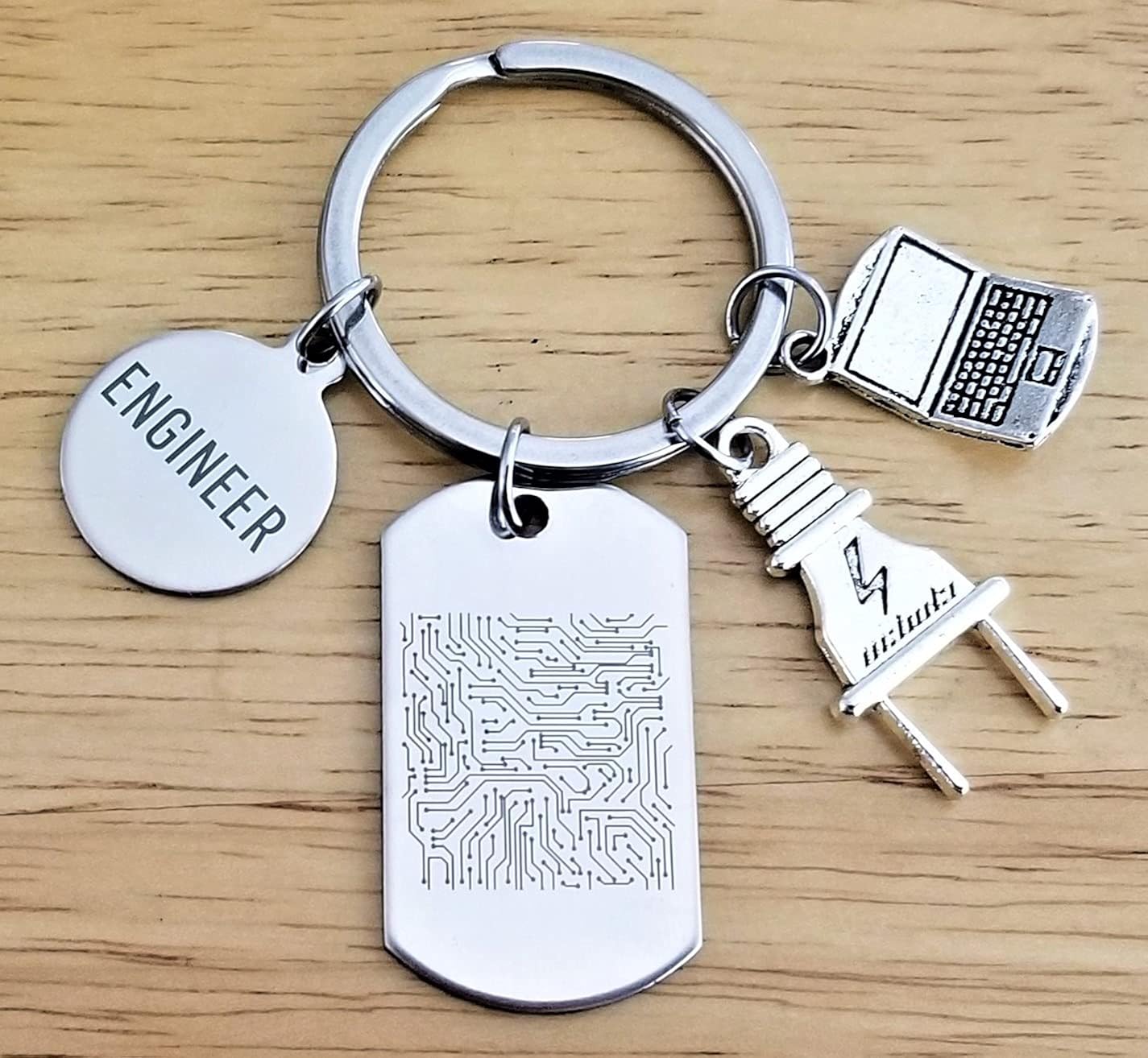 Amazon.com: Engineer Keychain Circuit Board Keychain Electrical ...