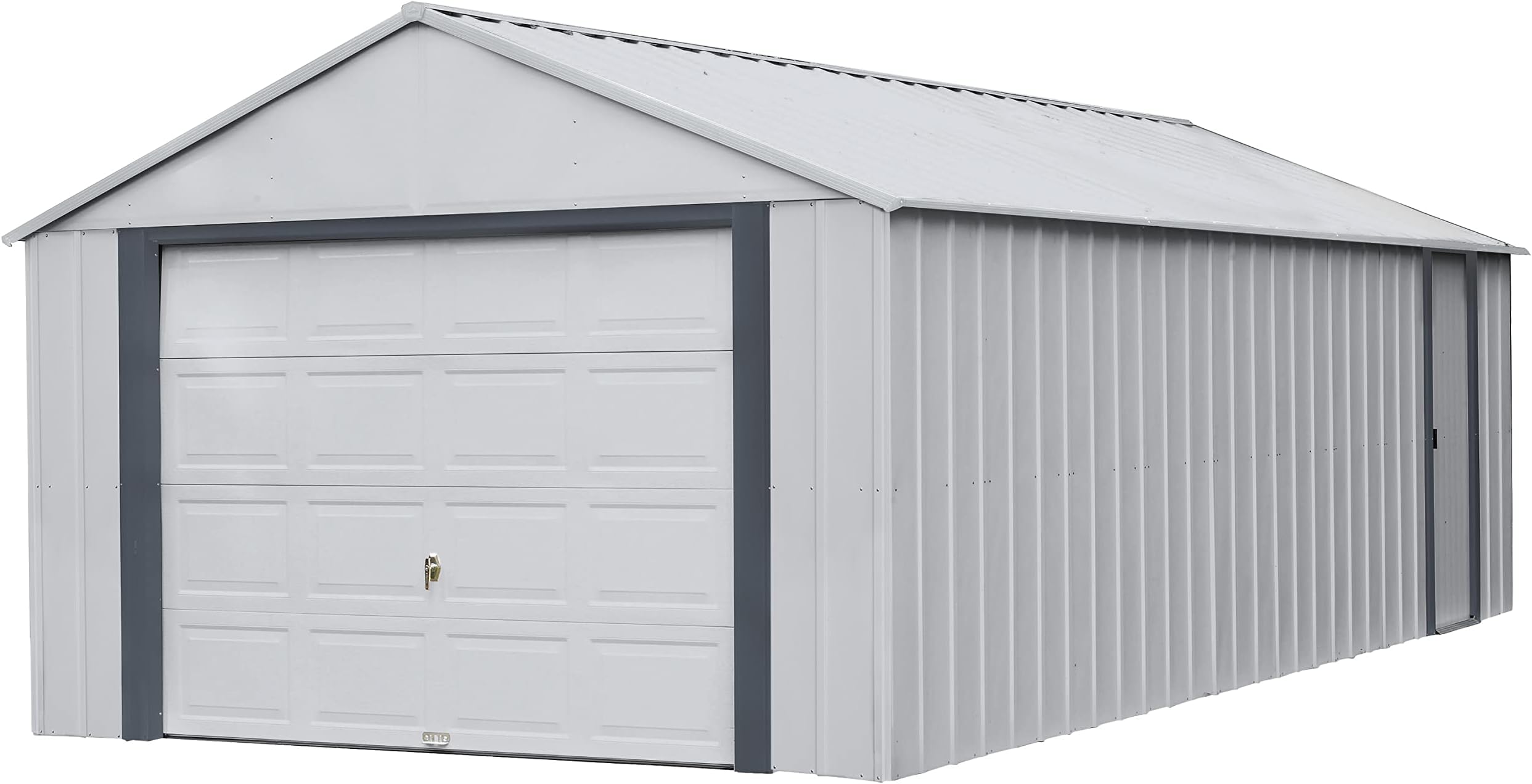 Amazon.com : Arrow Shed 12' x 24' Murryhill Garage Galvanized Steel ...
