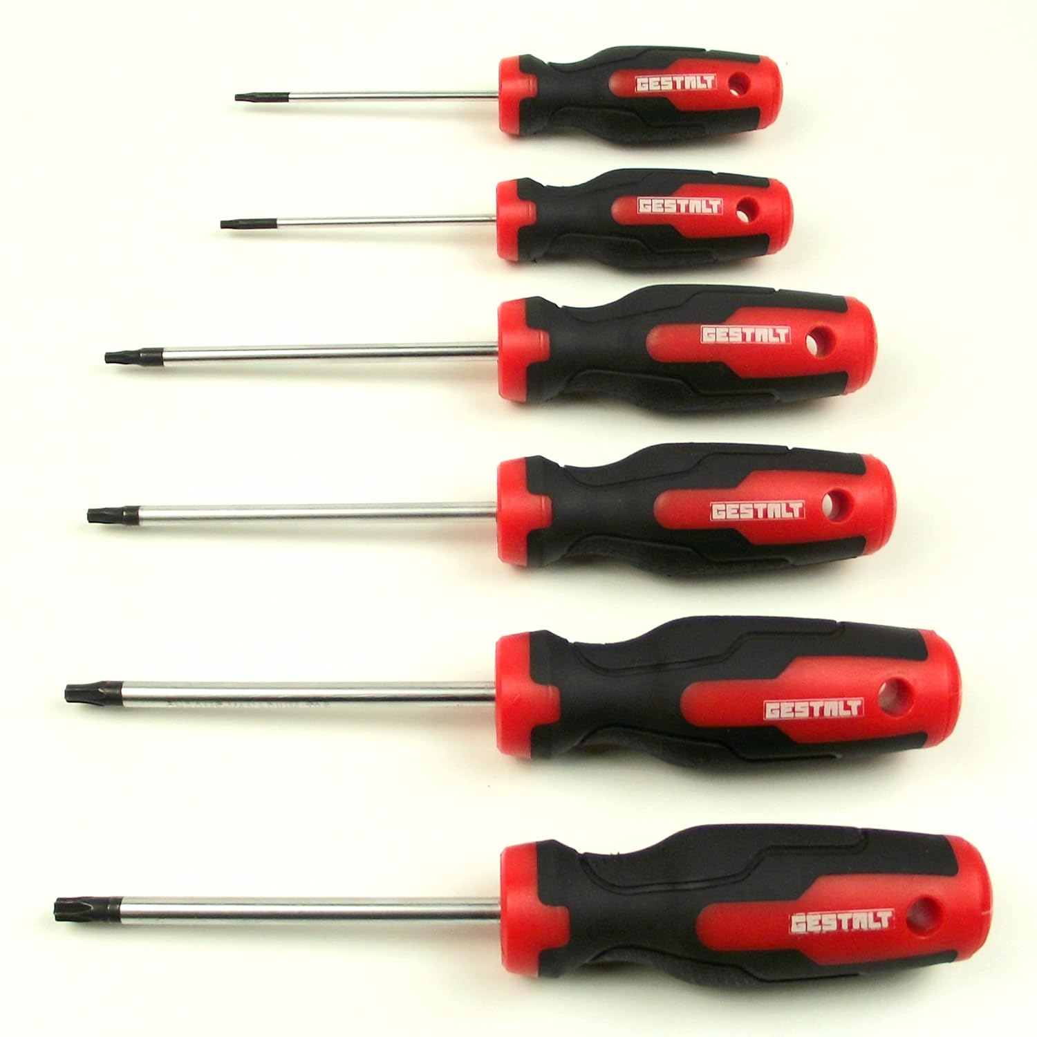 Gestalt Tools Torx Screwdriver Set - 6 Piece Magnetic Tip Torx (Star ...