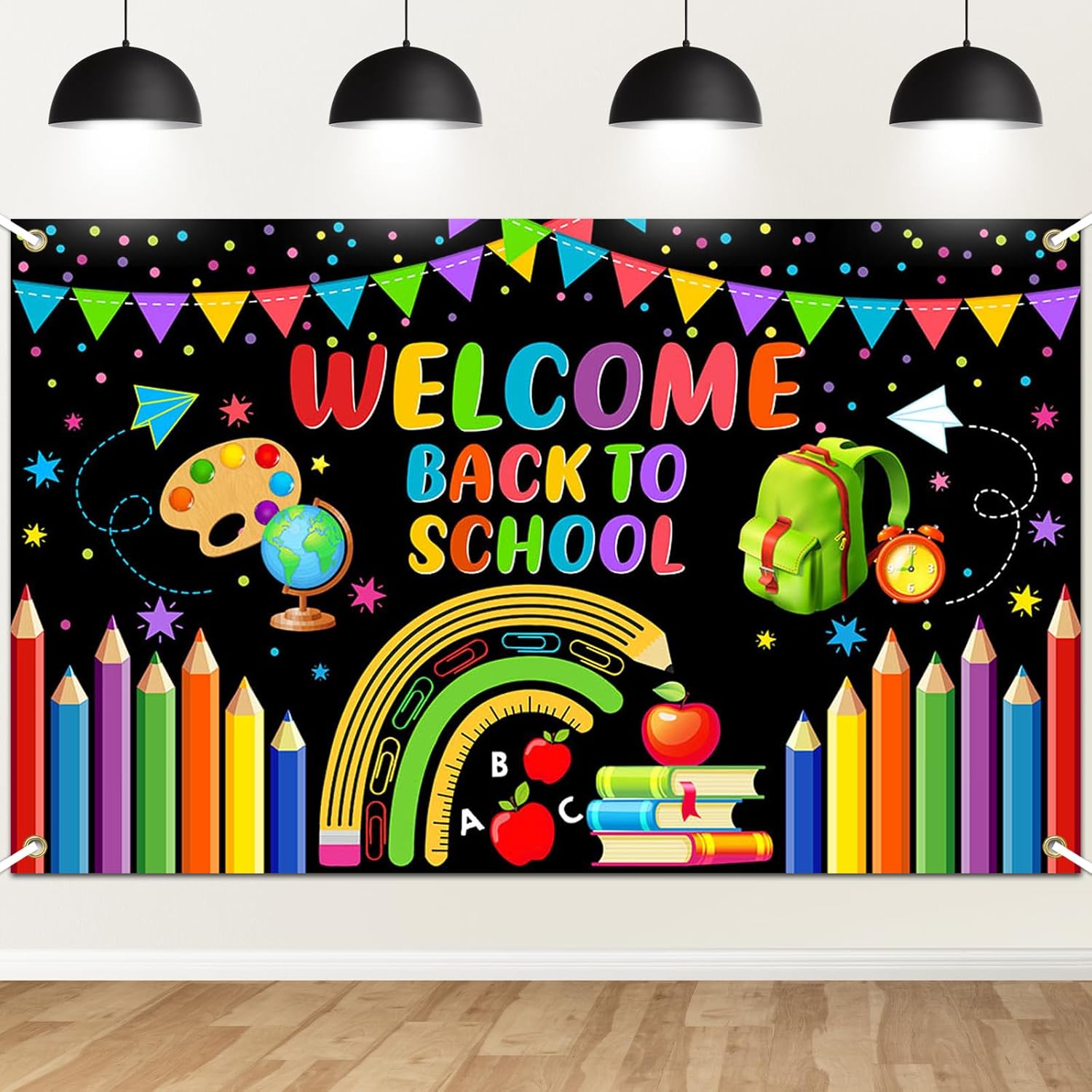 Amazon.com: Avezano Welcome Back to School Banner, Back to School ...