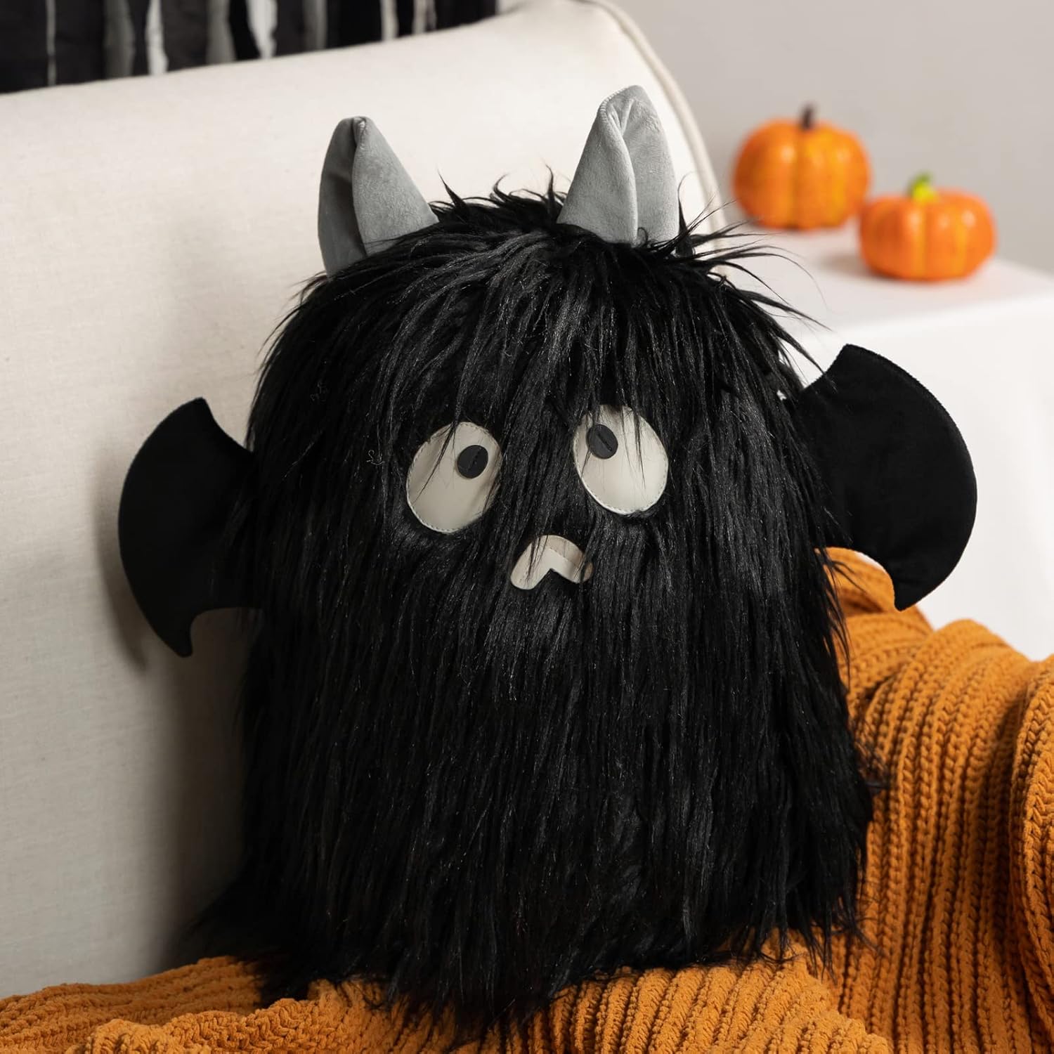 Amazon.com: Ashler Halloween Ghost Decorative Throw Pillow, Spooky ...