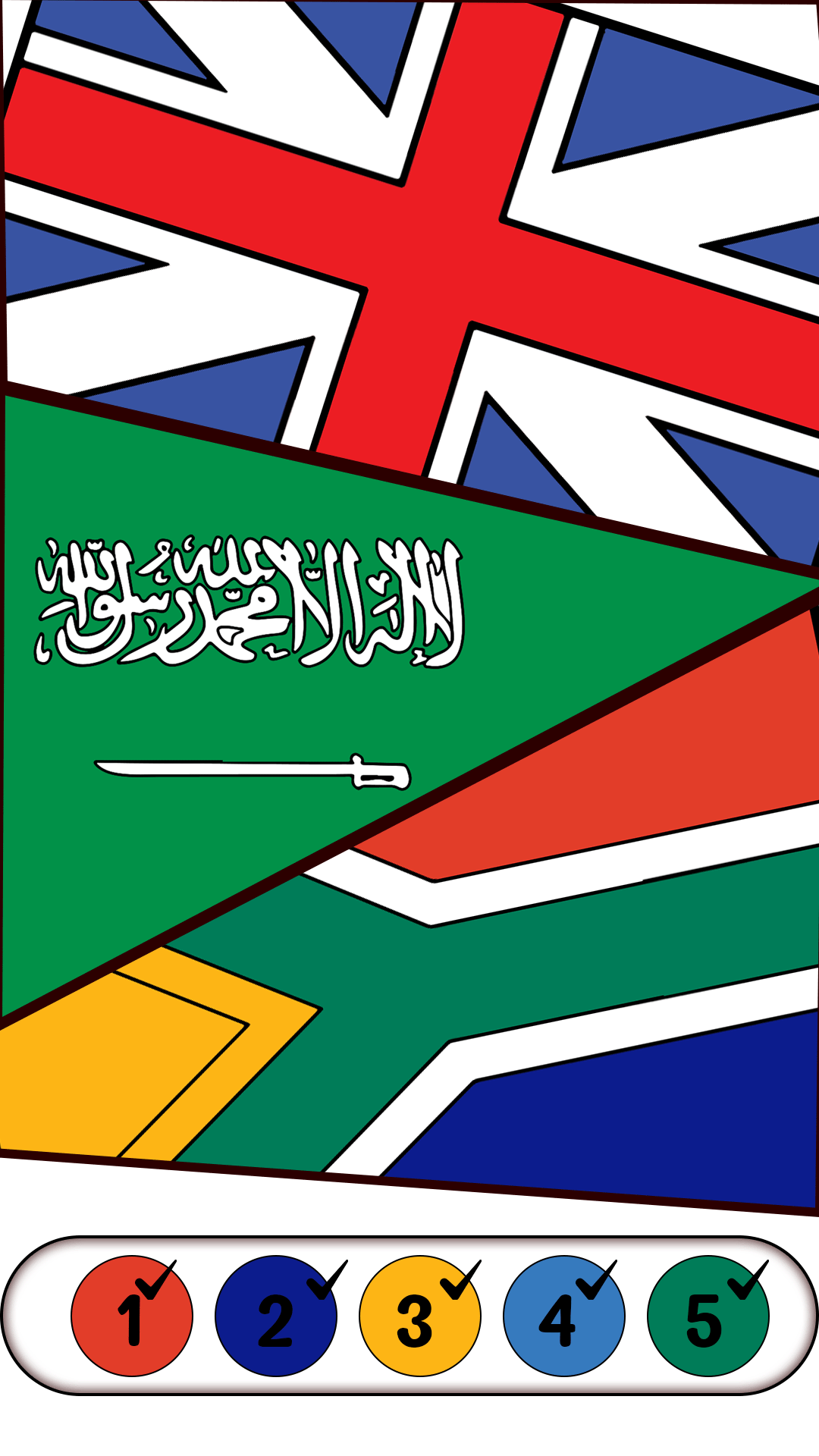 World Flags Color By Number: Flag Coloring Book:Amazon.com:Appstore for ...