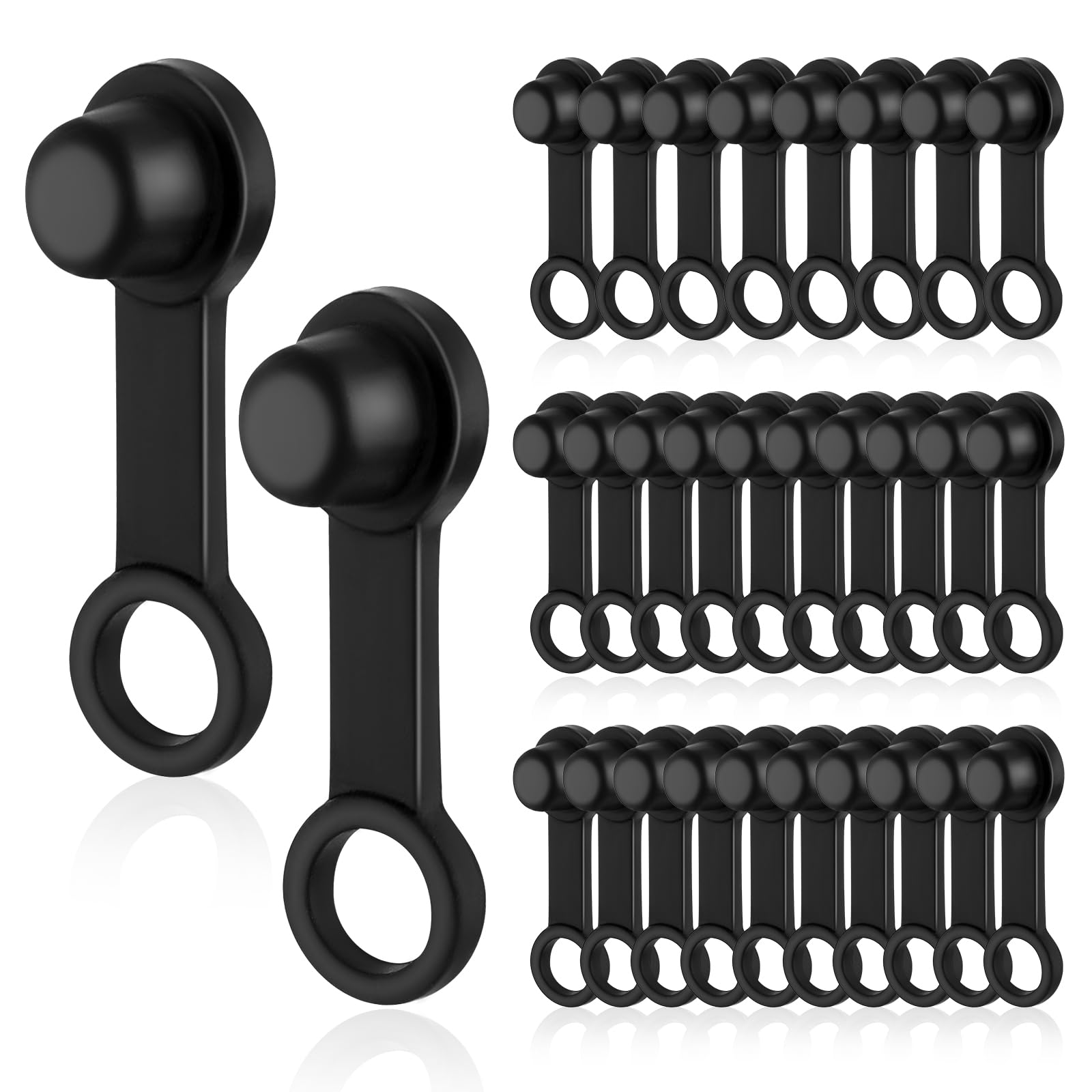 Amazon.com: 30 Pcs Rubber Grease Fitting Caps Brake Bleeder Cap Black ...