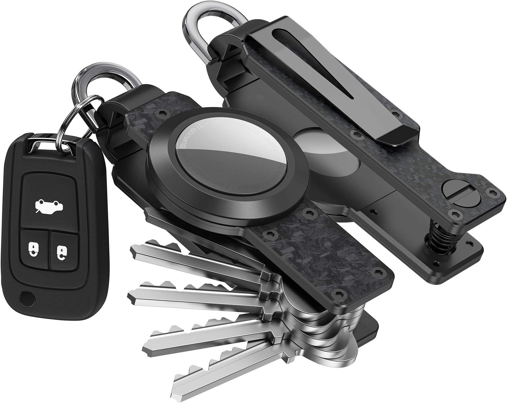 Amazon.com: KeySmart AirTag Keychain Key Holder, Compatible with Apple ...