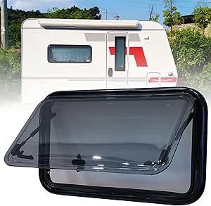 Amazon.com: RV Push Out Window, UV Proof Camper Acrylic Glass Hinged Window Replacement with ...