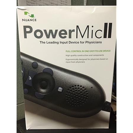 Amazon.com: Nuance Dictaphone PowerMic II (44365) : Electronics