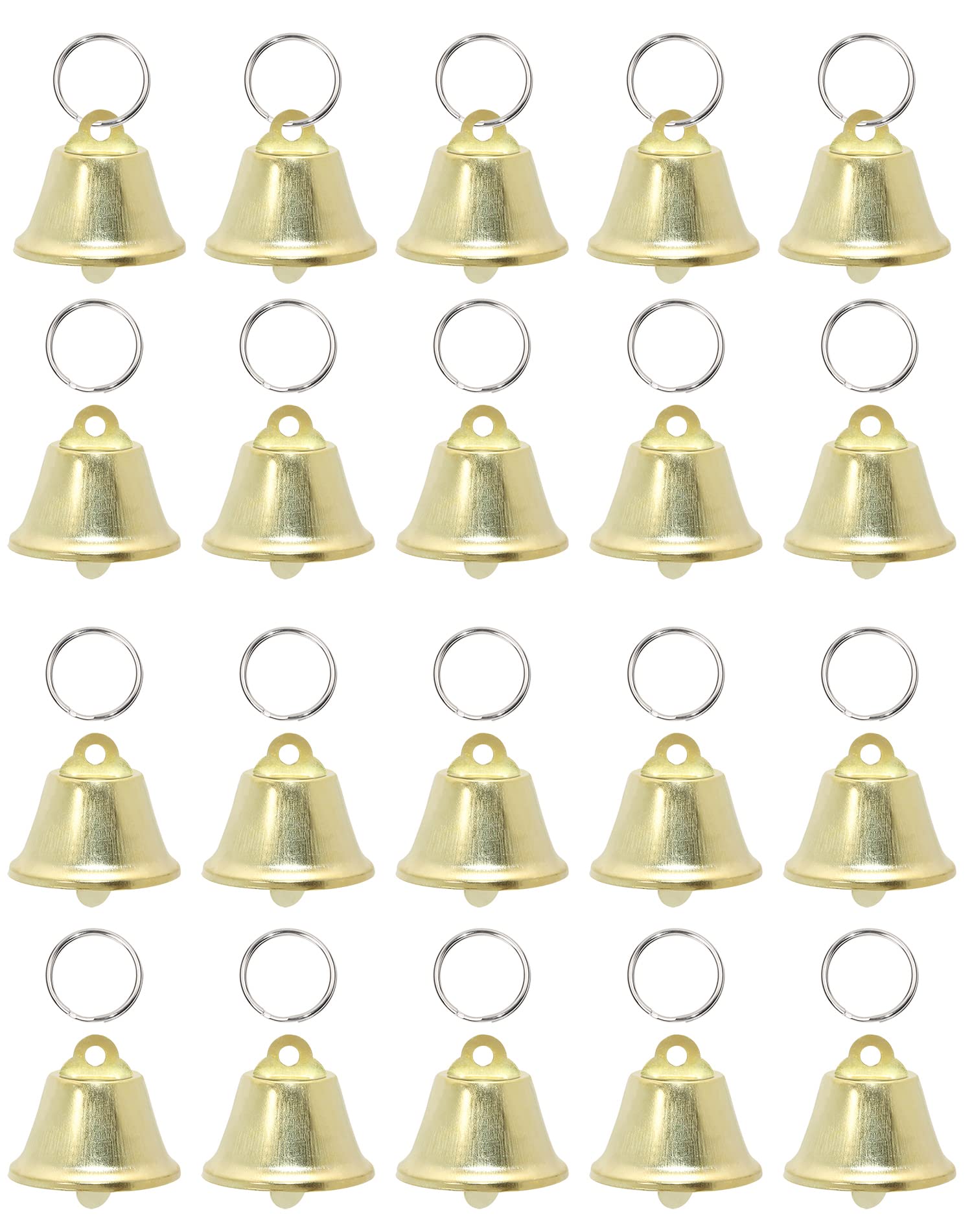 Amazon.com: Tupalizy Jingle Bells with Keychain Small Craft Bell for ...