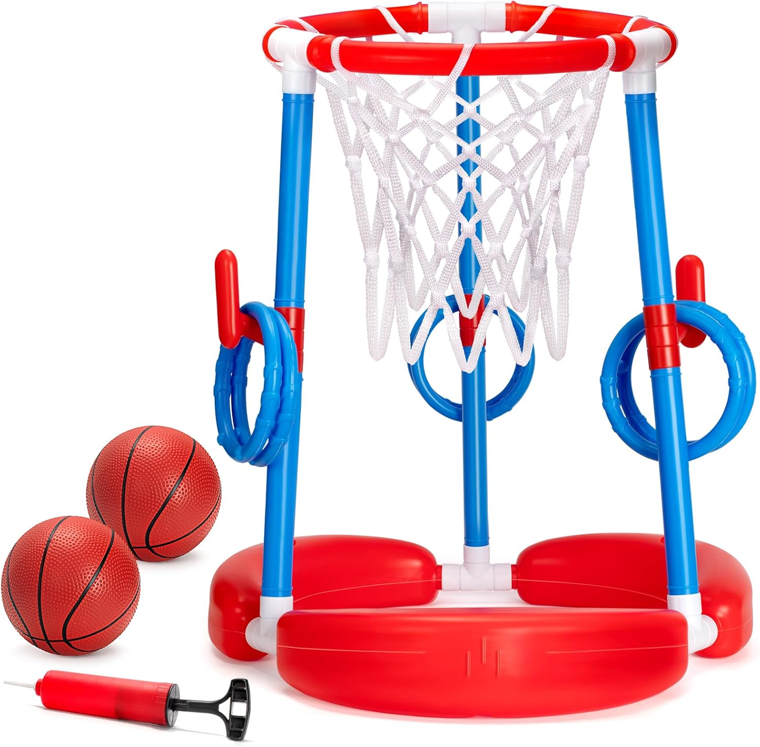 Amazon.com: Pool Basketball Hoop Toys, 2in1 Pool Floating Basketball ...